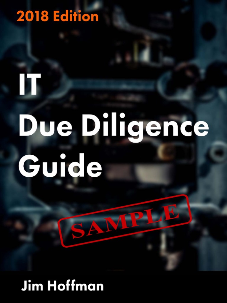 IT Due Diligence Guide Sample Chapter | PDF | Due Diligence | Computer ...