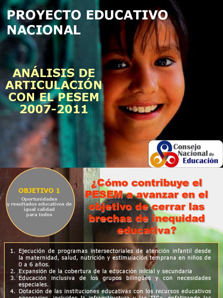 Análisis del PESEM en Educación 2007-2011 | PDF | Educación primaria ...