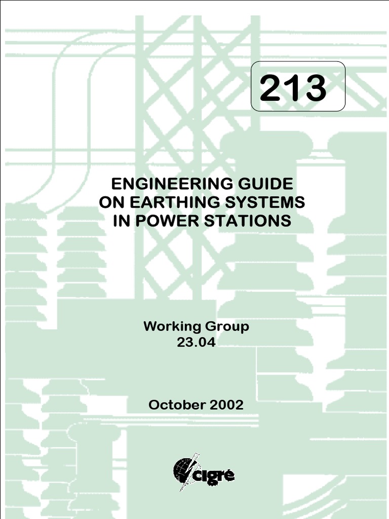 TB 213 Engineering Guide On Earthing Systems in Power Stations - Pei ...