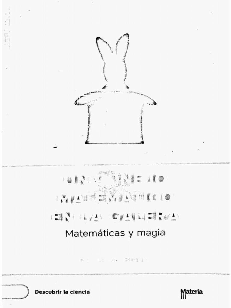 Un Conejo Matematico en La Galera PDF | PDF