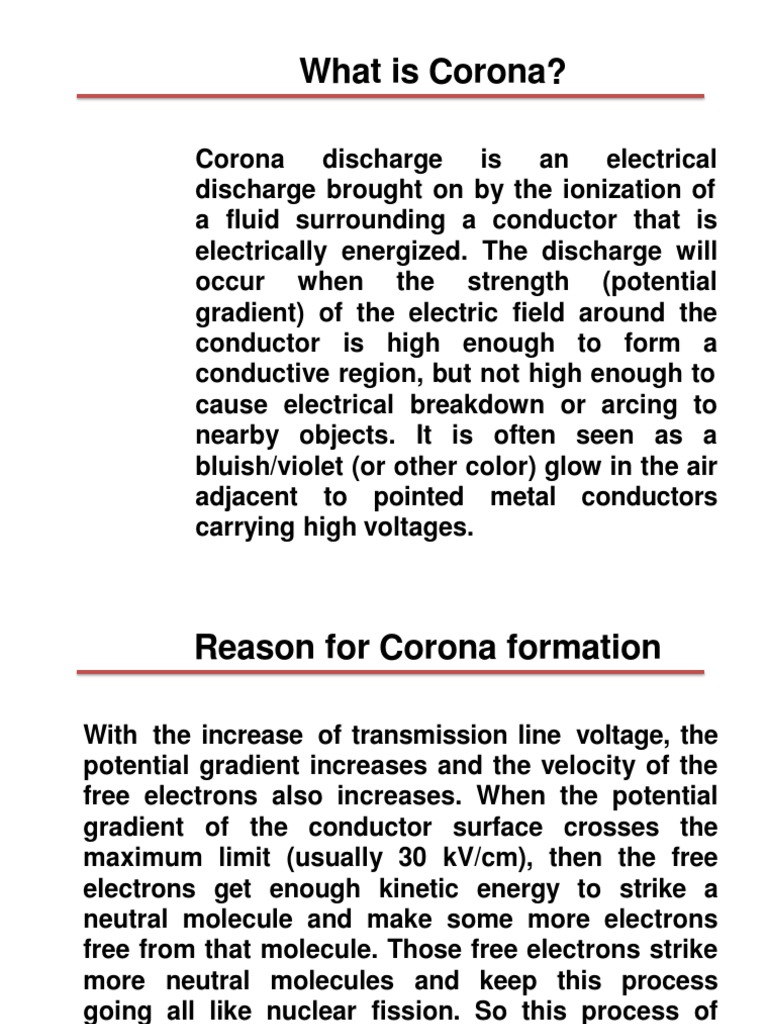 What Is Corona? | PDF | Electrical Breakdown | Physical Quantities