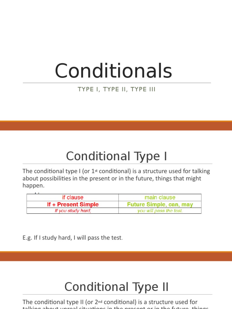 Understanding English Conditionals | PDF | Politics | Social Science