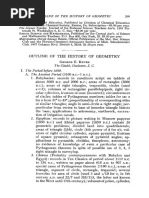 History of Geometry Timeline | PDF | Geometry | Area