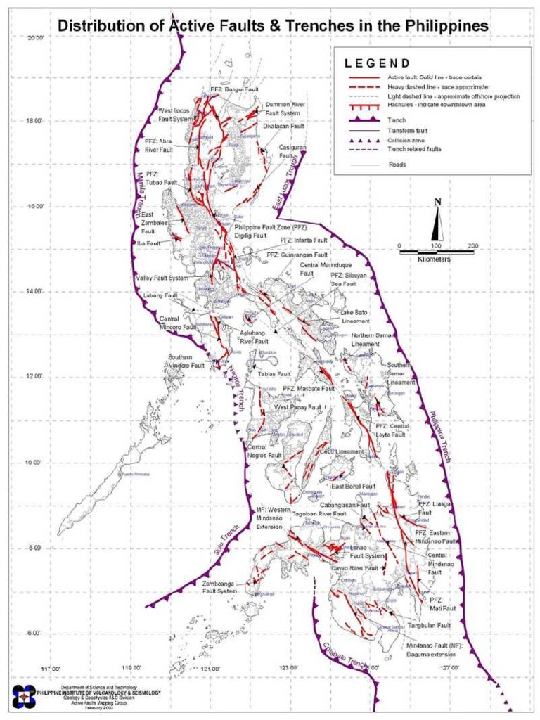 Philippines Active Faults and Trenches | PDF Philippines Active Faults and Trenches | PDF