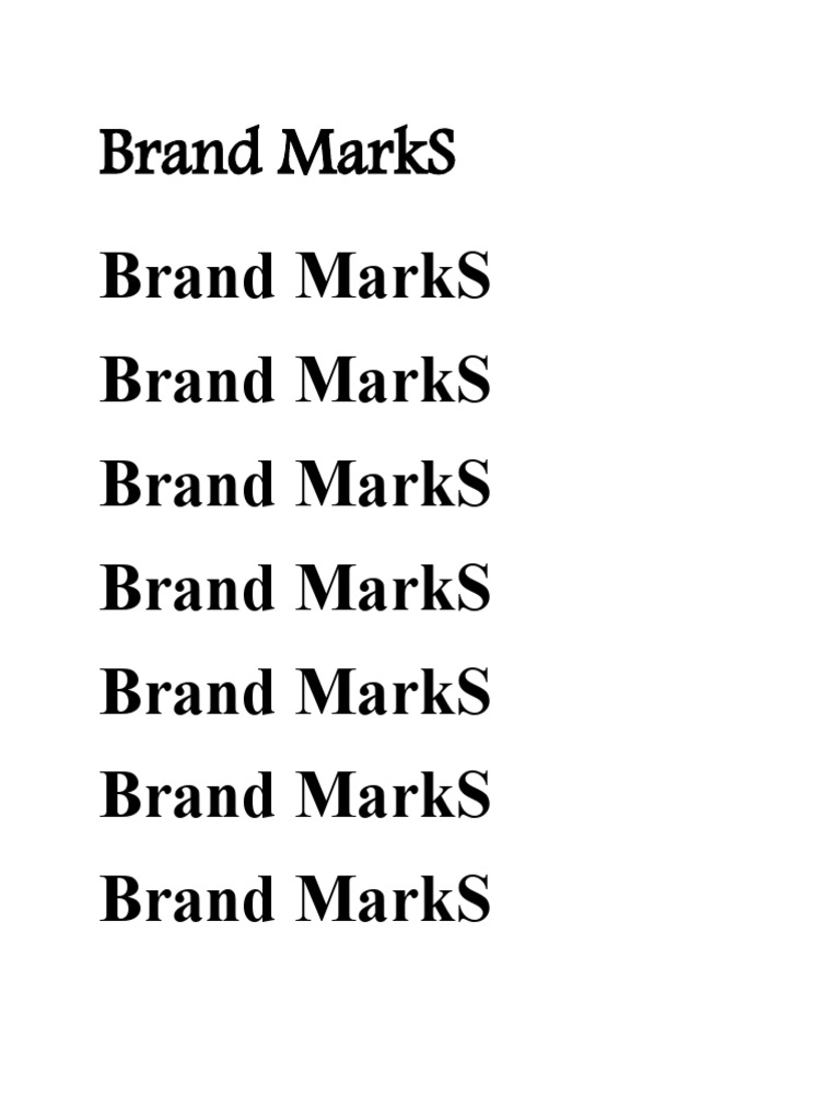 Brand MarkS Marketing Solutions Guide | PDF | Business
