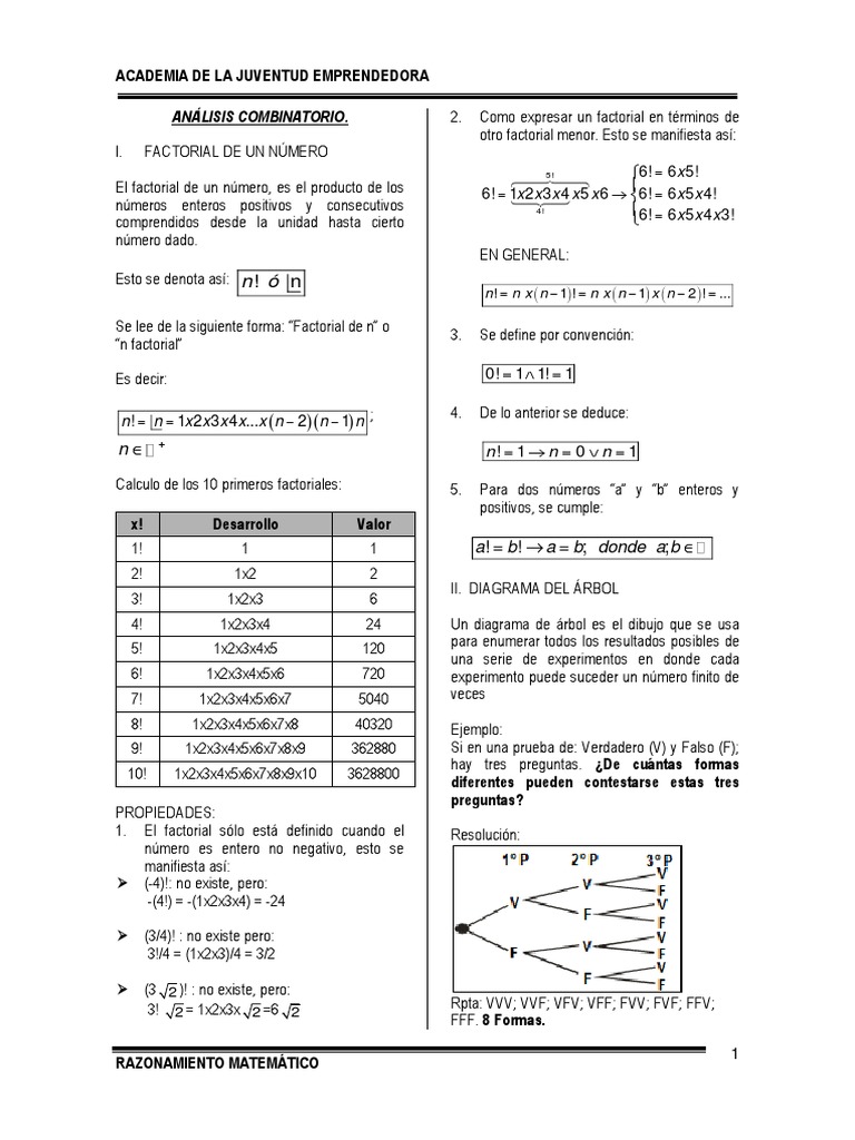 Formato Cepre | PDF | Permutación | Enseñanza de matemática