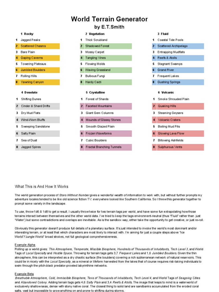 World Terrain Generator | PDF | Volcano | Earth Sciences