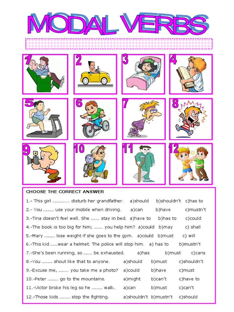 Modal Verbs 108433 | PDF | Semantic Units | Linguistics