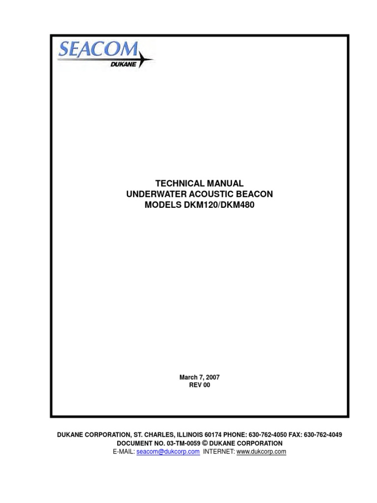DKM120 - 480 Seacom Manual | PDF | Voltage | Battery (Electricity)