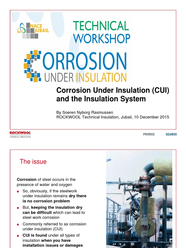 ROOKWOOL (Non Contact Insulation) | PDF | Corrosion | Materials Science