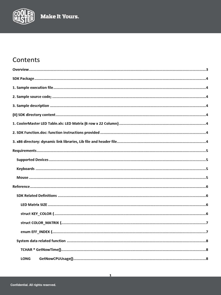 Confidential. All Rights Reserved | PDF | 64 Bit Computing | Integer (Computer Science)