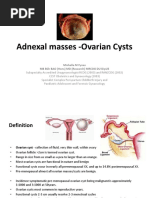 Ovarian Cysts, Management of - CWM Taf Gynae Guideline 2022 | PDF | Menopause | Cancer