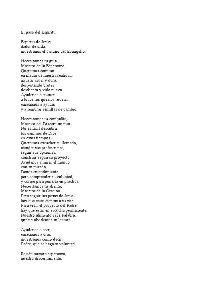 Poesía - El Paso Del Espíritu (Marcelo Murúa) | PDF