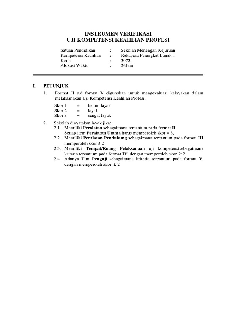 Alat Dan Bahan - Skema RPL 1 | PDF