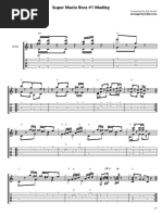 Super Mario Bros. Theme Song Tabs | PDF | Song Structure | Musical Forms