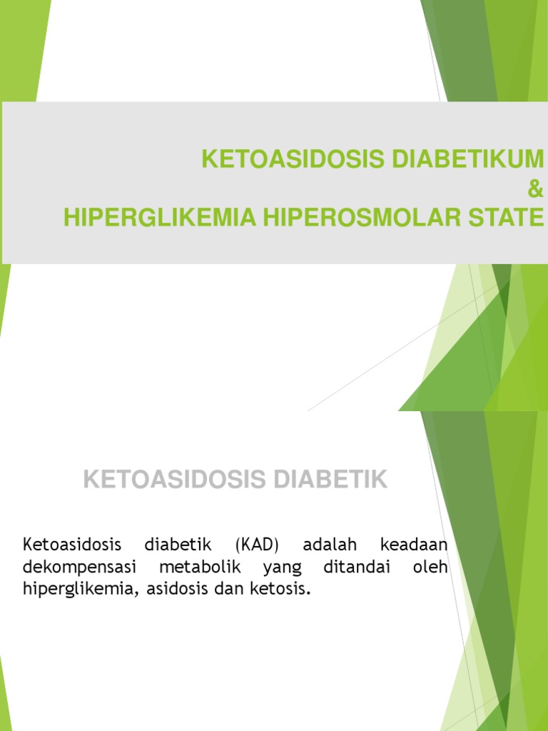 KAD-dan-HHS Fix | PDF | Hipoglikemia | Sistem Endokrin