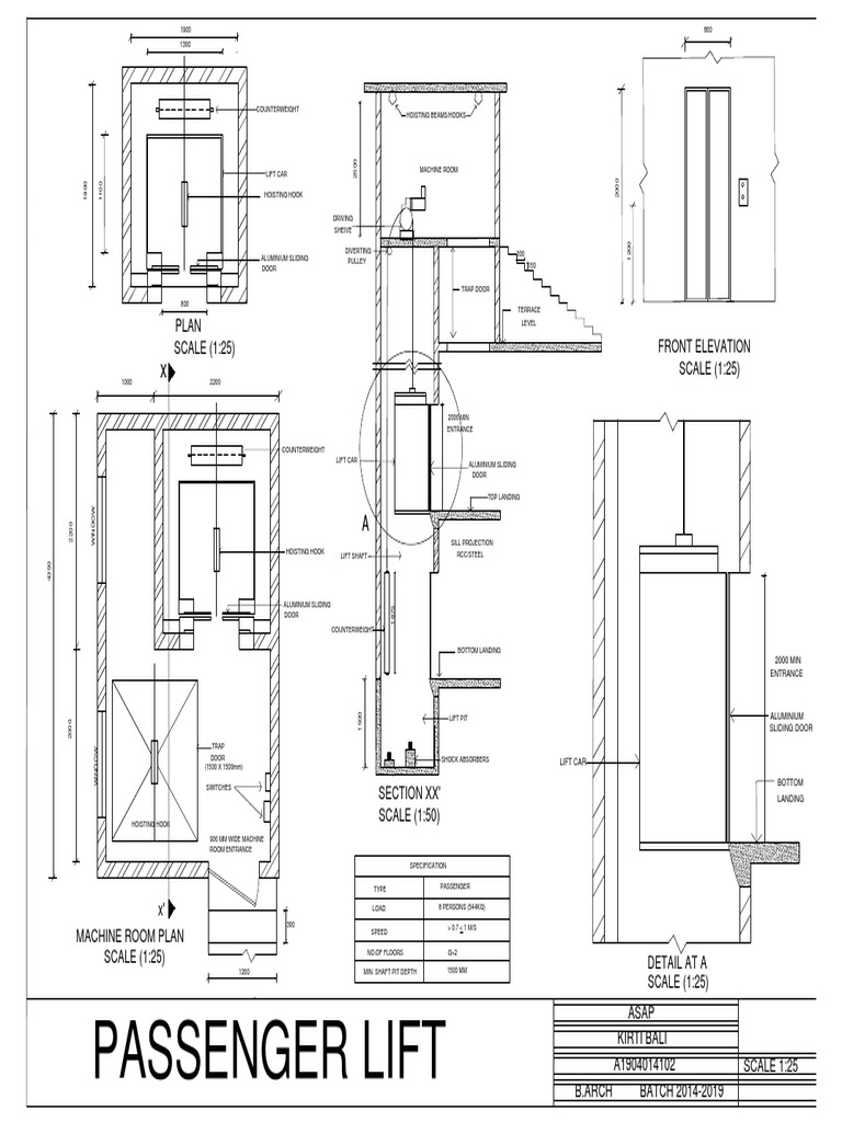 Lift For Passenger | PDF | Elevator | Manufactured Goods