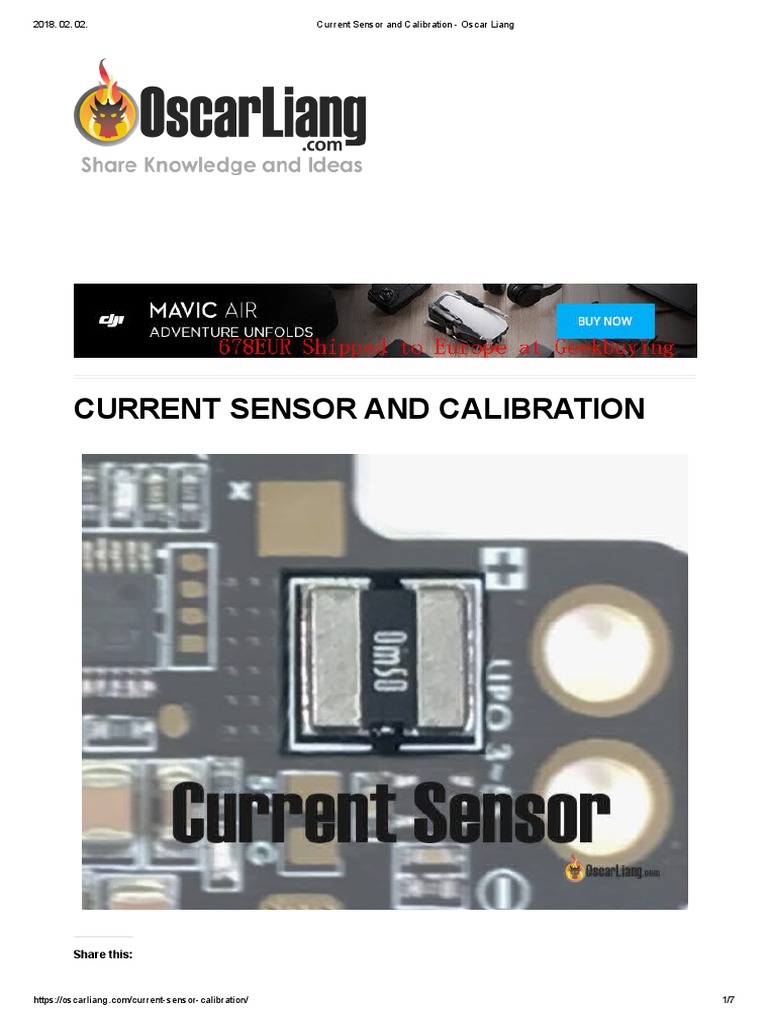 Current Sensor Calibration Guide | PDF | Calibration | Sensor