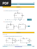 Diodes Cours Et Exercices Corriges | PDF | Diode | Redresseur