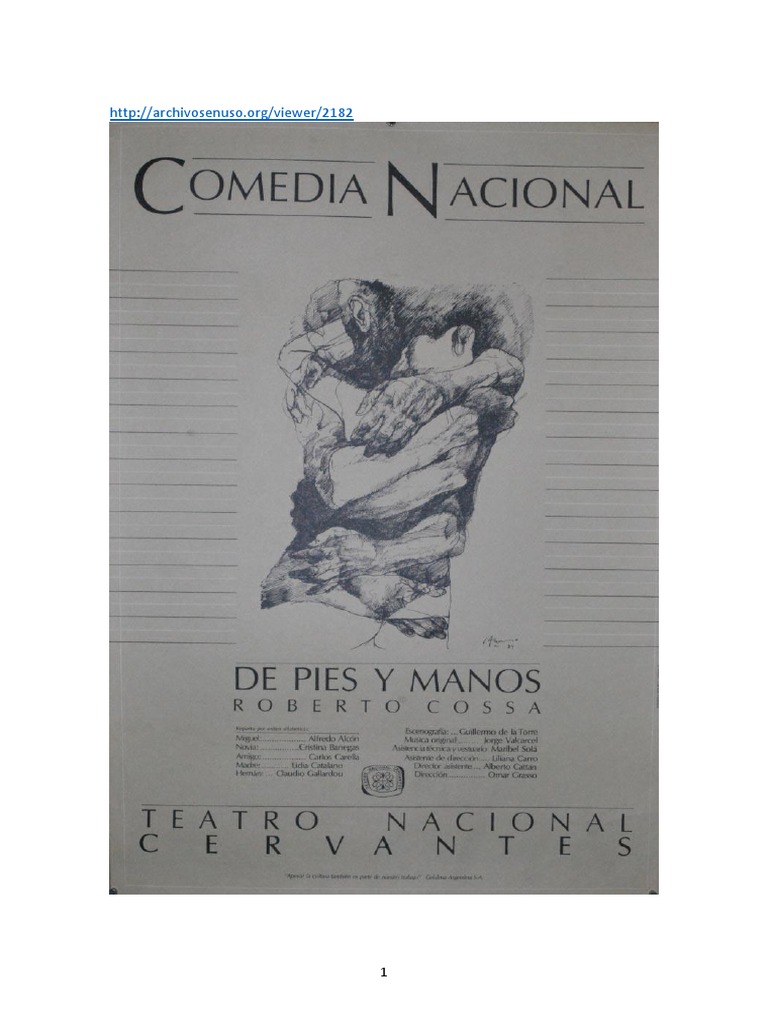 De Pies y Manos | PDF | Teatro | Samuel Beckett