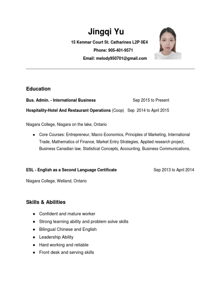 Melody Resume | PDF