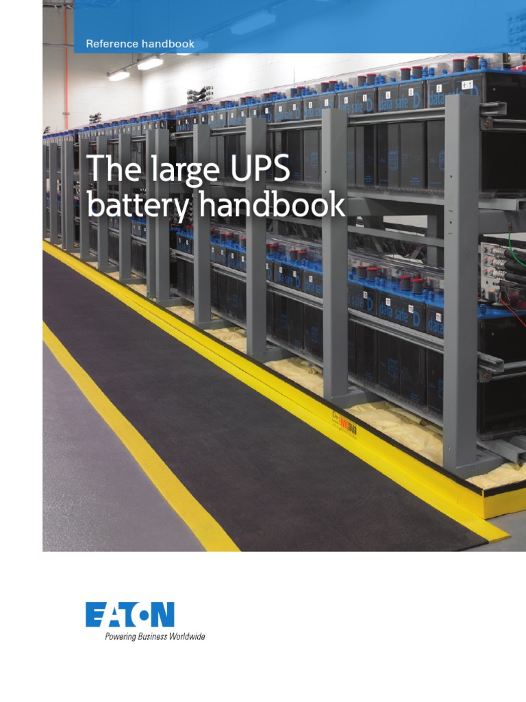 Eaton Battery Handbook BAT11LTA | PDF | Battery (Electricity ...