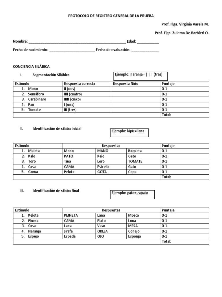 Protocolo PECFO | PDF