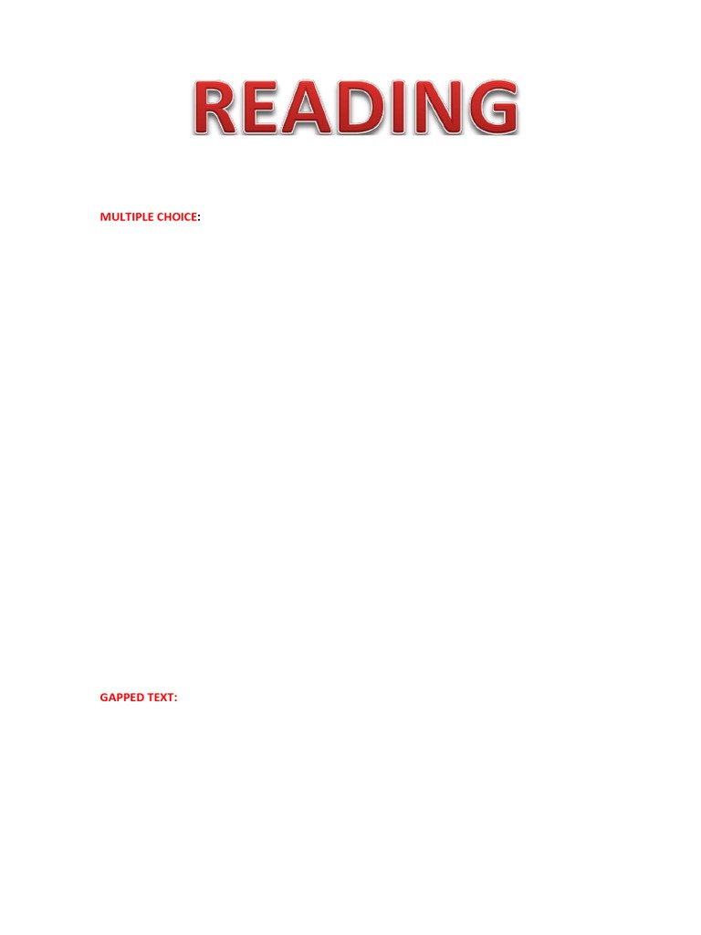 Reading | PDF
