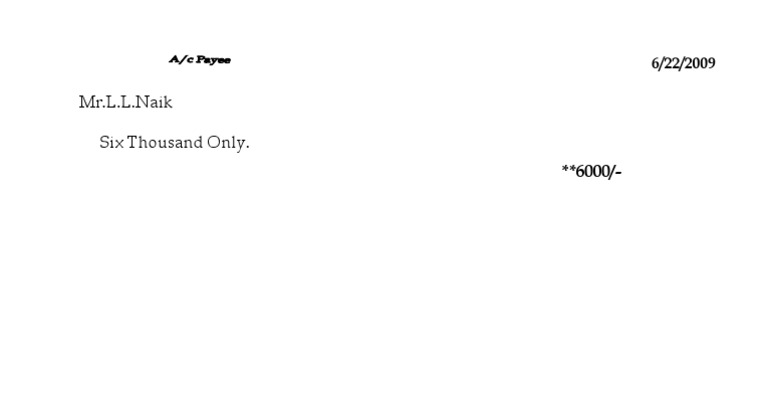 Cheque Printing | PDF