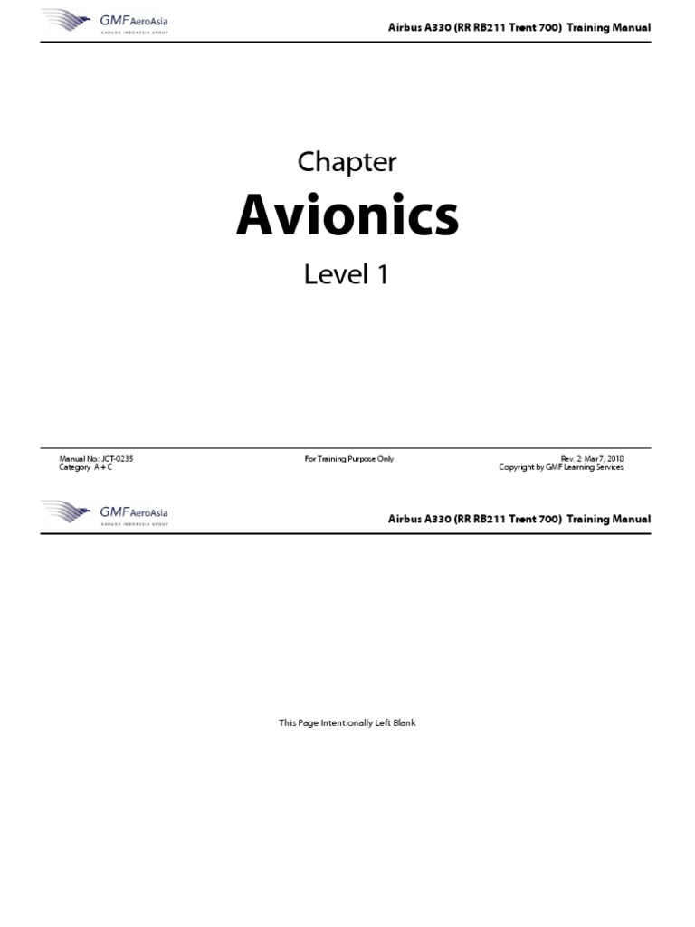 Avionics Level 1 | PDF | Engines | Airbus