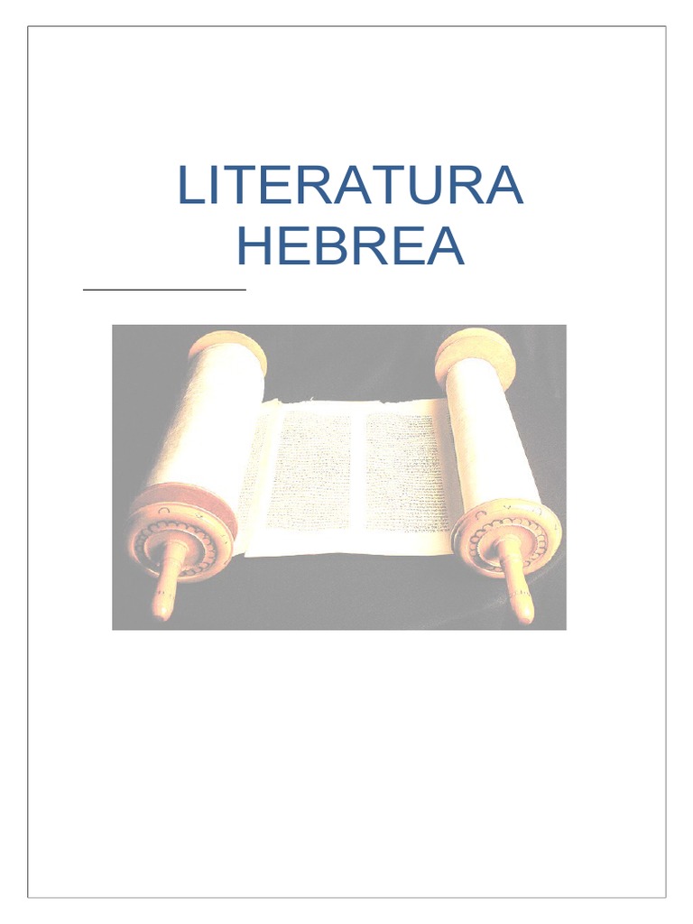 Literatura Hebrea | PDF | Viejo Testamento | Talmud