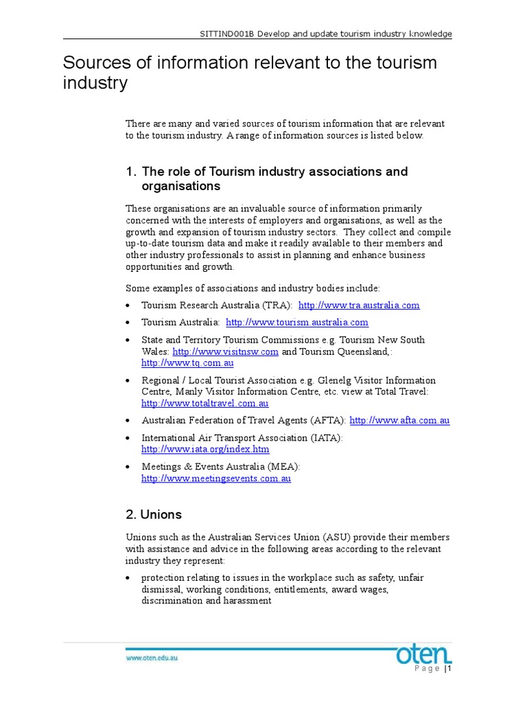 Topic01 Reading Sources Info | PDF | Guide Book | Tourism