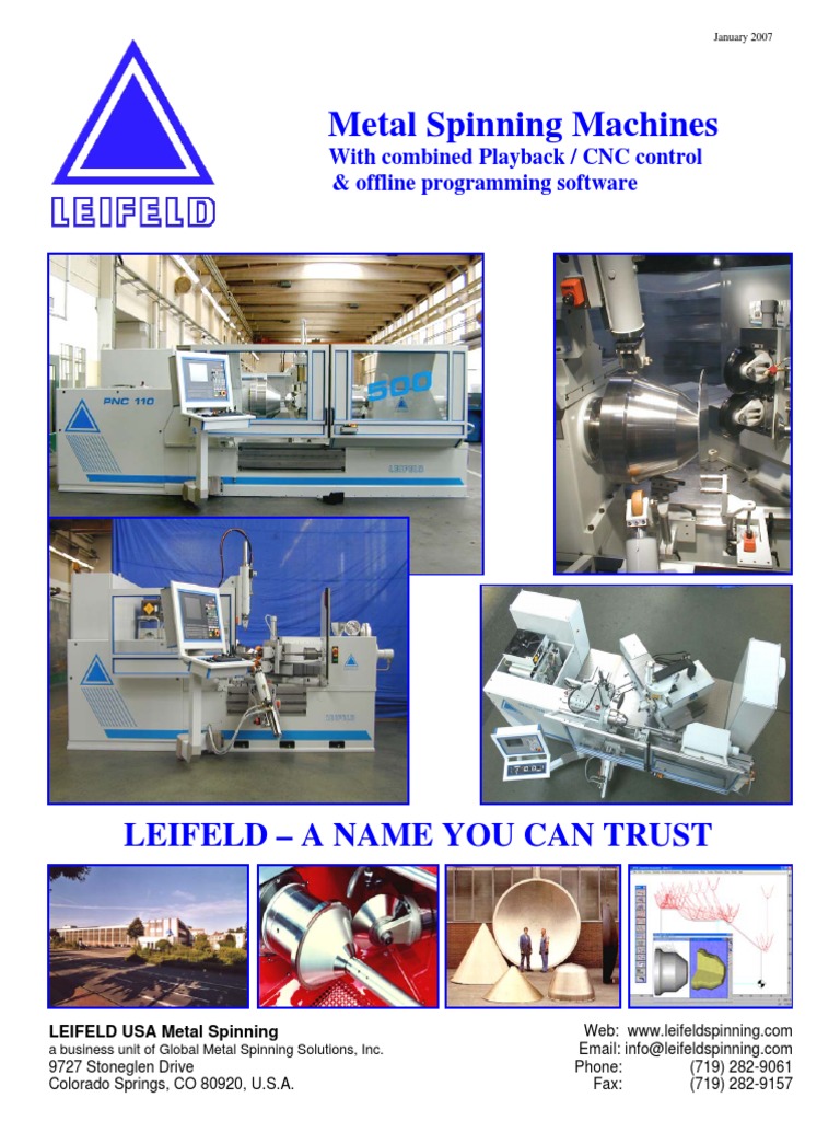Leifeld USA Spinning Flyer 01 07 2 Pages | Download Free PDF ...