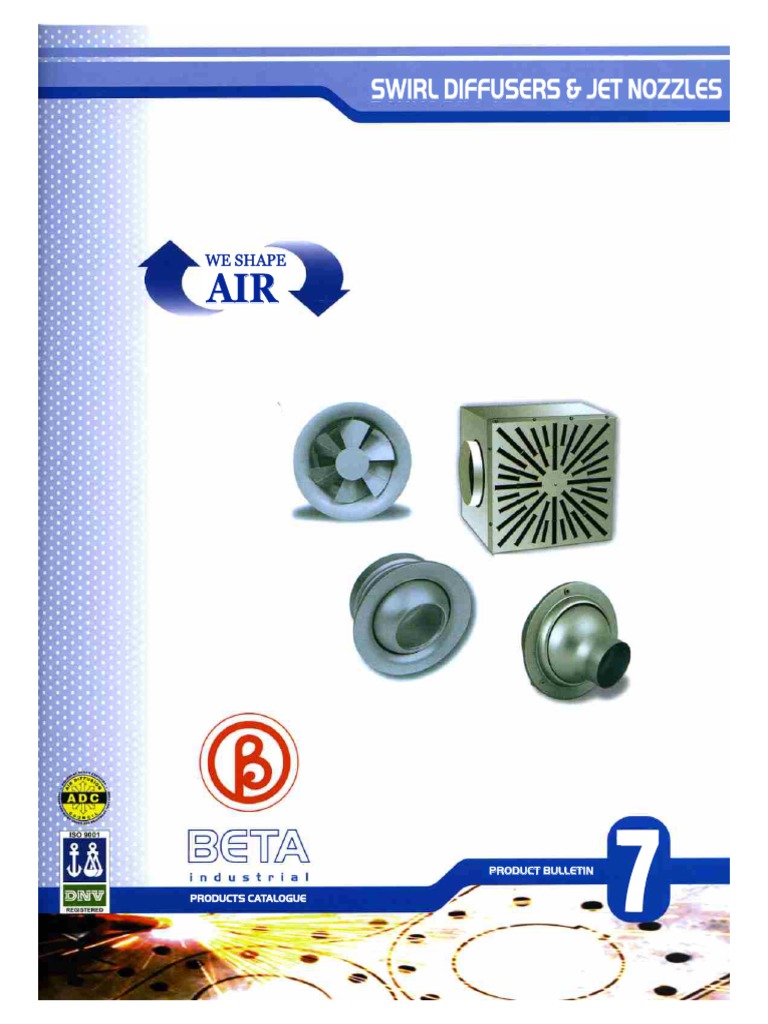 Swill Diffusers and Jet Nozzles | PDF | Nozzle | Air Conditioning
