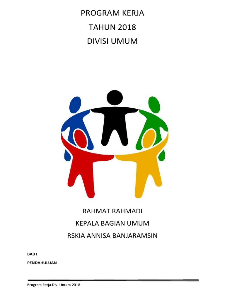 Program Kerja Divisi Umum 2018 | PDF | Bisnis