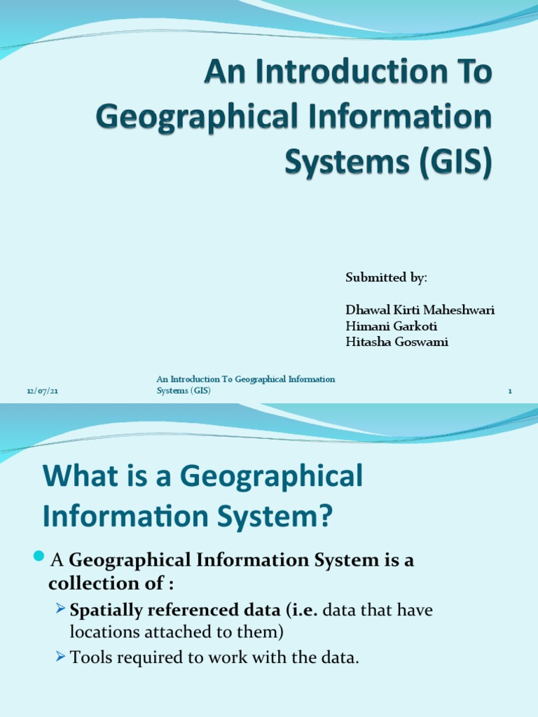 Geographical vInformation System