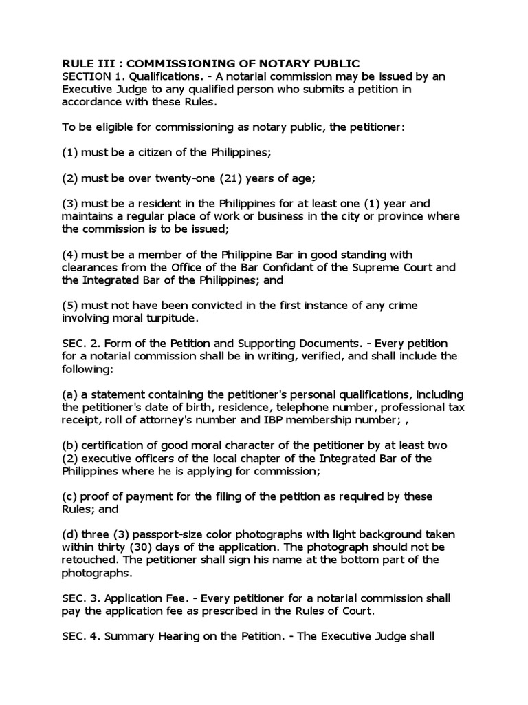 Notarial Commission Requirements in the Philippines | PDF | Notary ...