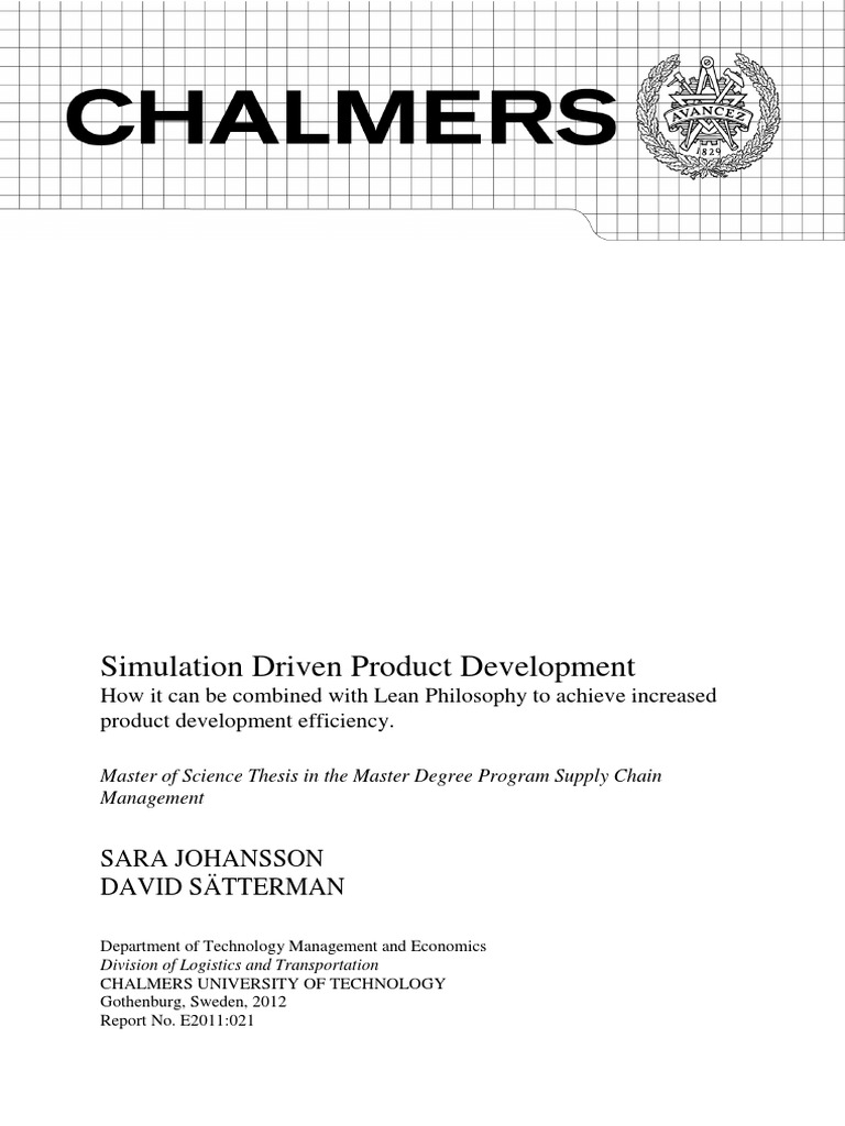 Simulation Driven Product Development. | PDF | Lean Manufacturing | New Product Development