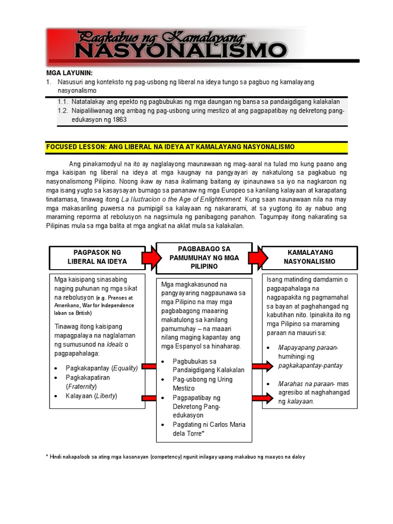 Reading Material For Grade 6 First Quart | PDF