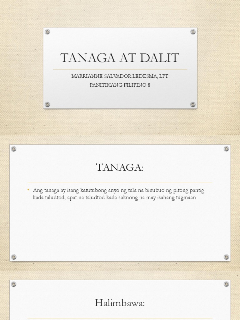 TANAGA AT DALIT.pptx