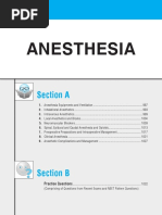 Anesthesiology Mnemonics | PDF | Anesthesia | Respiratory Tract