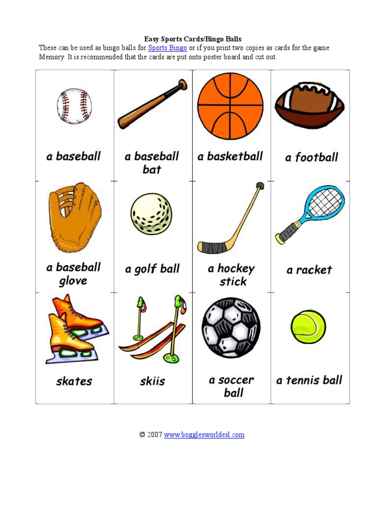 Sports Cards Easy | PDF | Sports & Recreation | Games & Activities