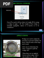 Understanding Wedge Mechanics | PDF | Friction | Force