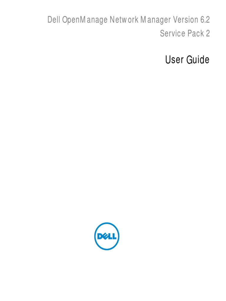 Dell OpenManage Network Manager User Guide 6.2 SP2 | PDF | Server ...