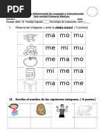 Guía Refuerzo Letra M, L, P, S | PDF | Fonética | Habla