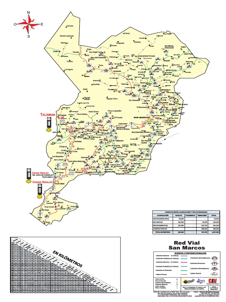 Mapa-Vial San Marcos | PDF