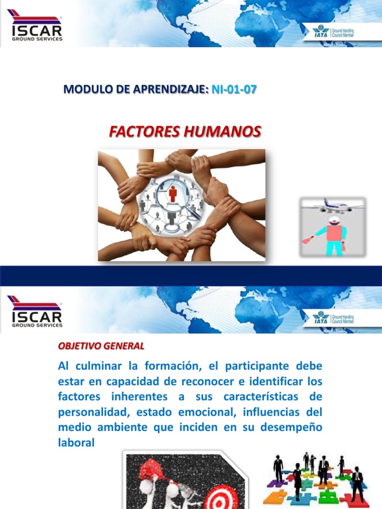 Factores Humanos Ni-01-12 (4) Agosto 2017 | PDF | Estrés (biología ...