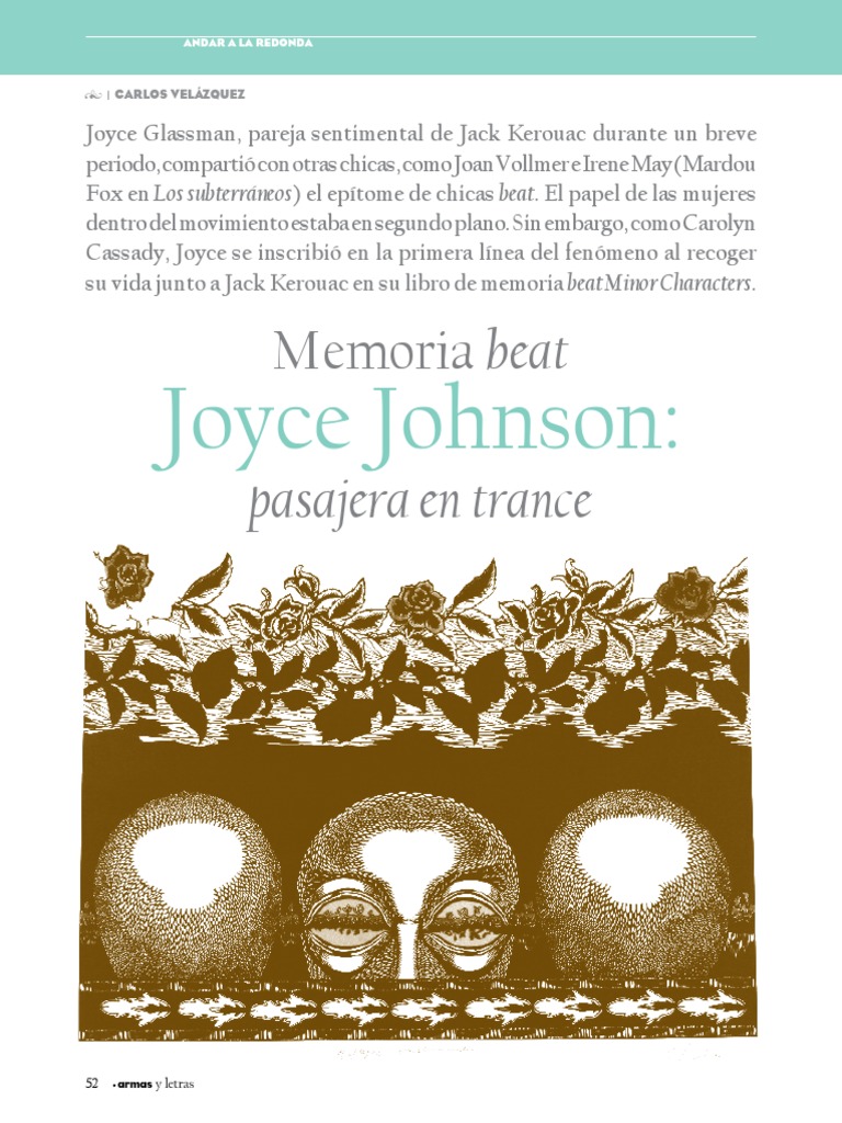 Personajes Secundarios - Joyce Johnson | PDF | Jack Kerouac | Beat ...