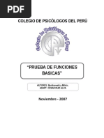 Cuadernillo Prueba de Funciones Básicas | PDF