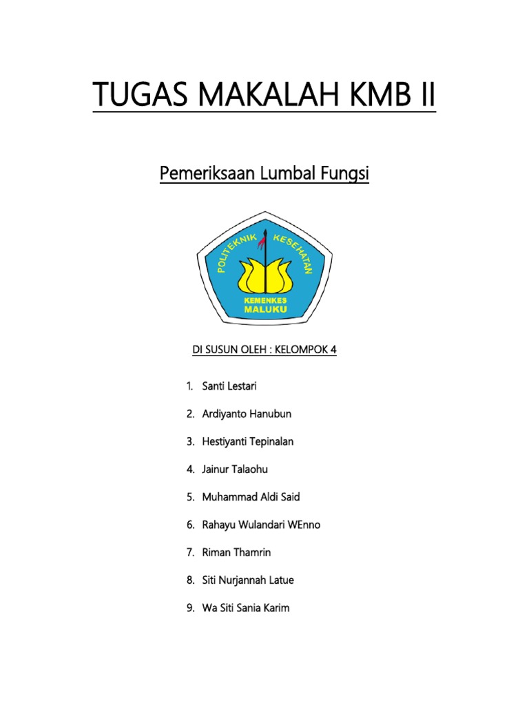 Lumbal Pungsi | PDF